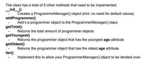 solved language python implement the class