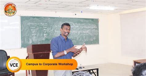 Campus To Corporate Workshop Vaagdevi College Of Engineering