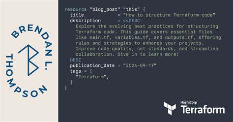 How To Structure Terraform Code