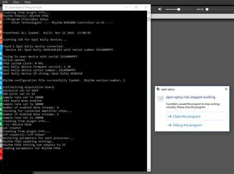 gui crashes when loading settings with rhythm fpga plugin · issue 413