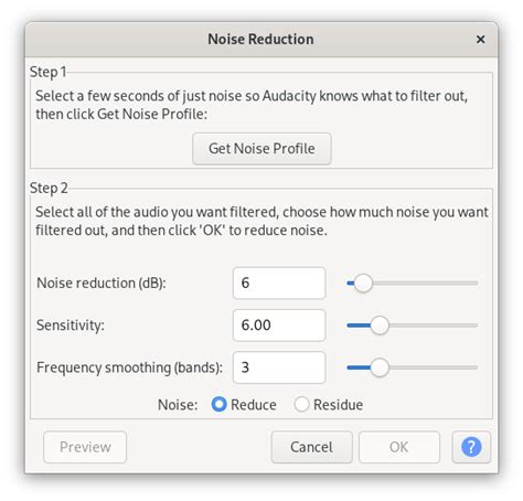 Record Audio In Linux With Audacity And Reduce Noise