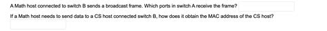 Solved QUESTION VLANs Are Used To Manage Hosts In Three Chegg