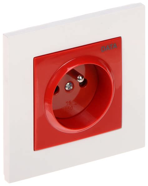 DATA SINGLE SOCKET OUTLET WITH FRAME SANTRA EP V Socket Outlets Delta