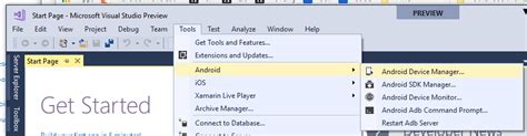 Xamarin Visual Studio Not Showing Installed Android Api Levels