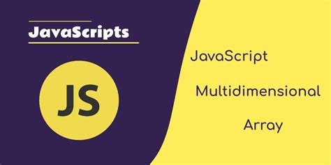 Multidimensional Array In Javascript