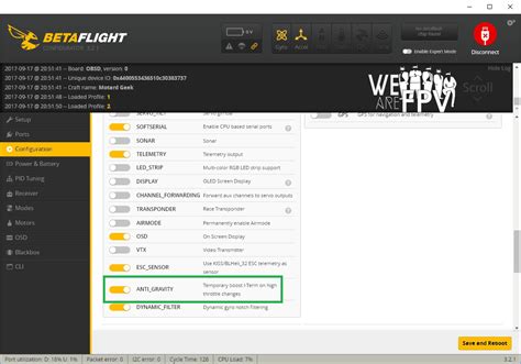 Betaflight 32 Tuning Pid Théorie Et Pratique We Are Fpv