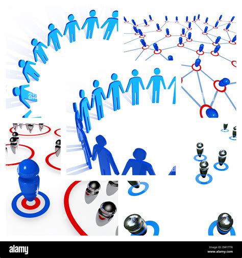 Business Network Connection Stick Figure Hi Res Stock Photography And Images Alamy