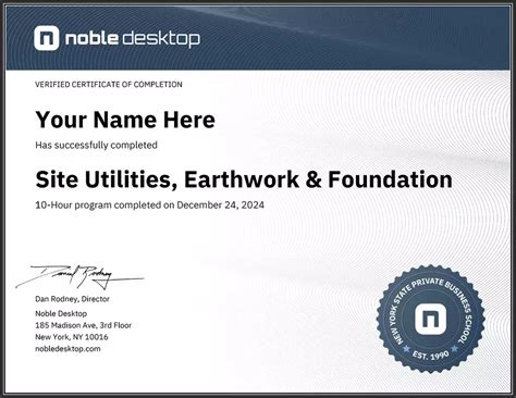 Online Course Site Utilities Earthwork And Foundation Self Paced Live Online From Noble
