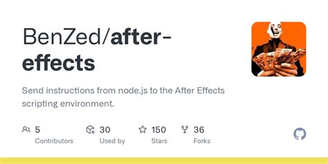 github benzed after effects send instructions from node js to the