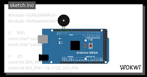 Simple Playback Of Audio Wokwi ESP32 STM32 Arduino Simulator