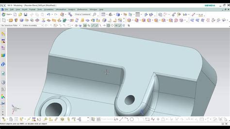 Synchronous Modeling Reorder Blend In Nx Youtube