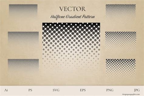 Vector Gradient Halftone Pattern Texture Graphic By Designspacegraphics · Creative Fabrica