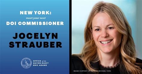 Im Thrilled That Jocelyn Will Be Succeeding Me As Commissioner Of Doi In Addition To Being
