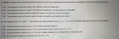 Solved Use The Given Data Set To Complete Parts Chegg