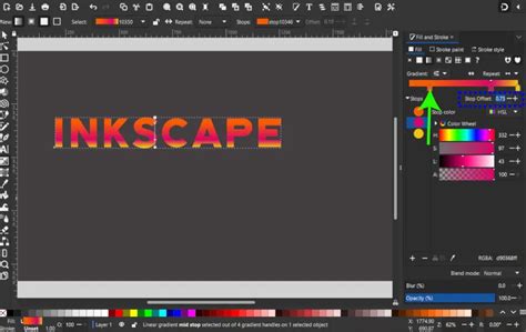 How To Fill Text With A Gradient In Inkscape Davies Media Design