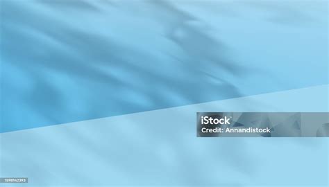 파란색 벽에 그림자 효과를 남기는 스튜디오 배경 빛이 있는 벡터 럭셔리 장면 빈 방 디스플레이 유기농 제품 프레젠테이션 배너를 위한 실루엣을 남긴다 가을에 대한 스톡 벡터