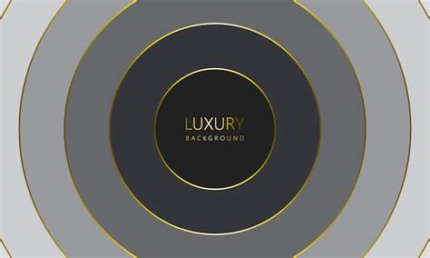 Premium Vector Luxury Background With Concentric Circle Pattern