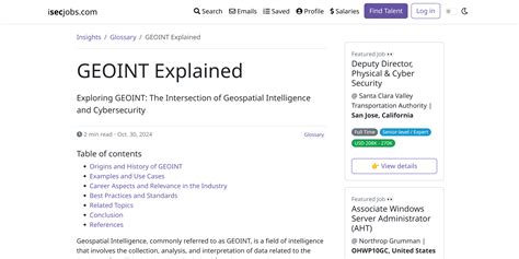 Geoint Explained
