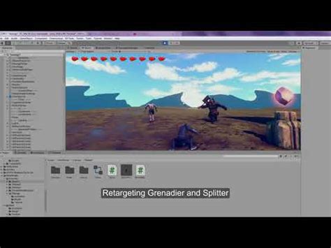 Unity 3D Game Kit Remapping Ellen, Chomper, Spitter & Grenadier - YouTube