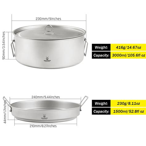 Titanium Camping Cookware