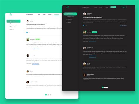 Forum Ui Design By Rizkhan Riyas On Dribbble