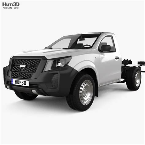 Nissan Np300 Cabina Simple Chassis 2025 Modelo 3d Descargar Pickup