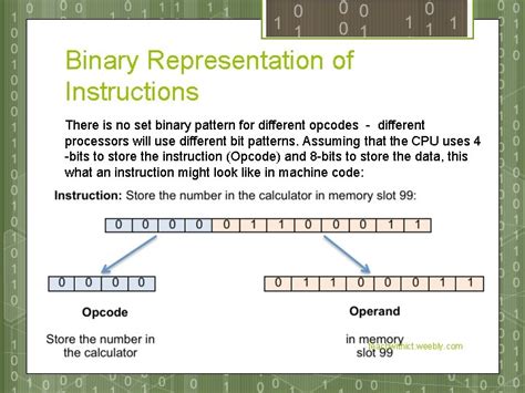 Representation Of Data Binary Representation Of Instructions Teachwithict
