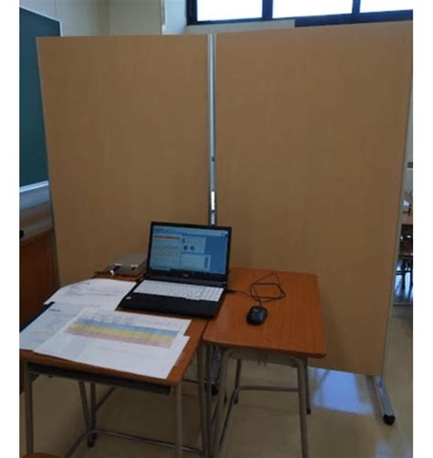 Image Showing The Setup For Electroencephalography Eeg Measurement A