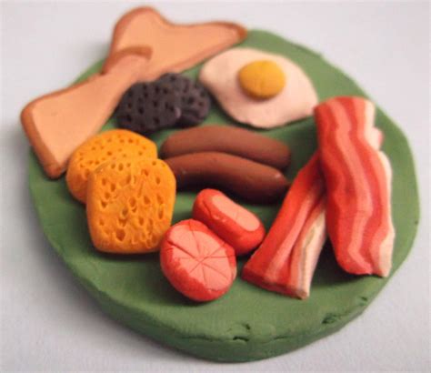 Еда из воздушного пластилина своими руками 75 фото