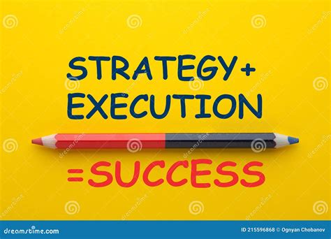 Strategy Execution Success Royalty Free Stock Image 140708620