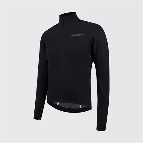 Pro Rain Jacket Black Soomom Cycling Apparel