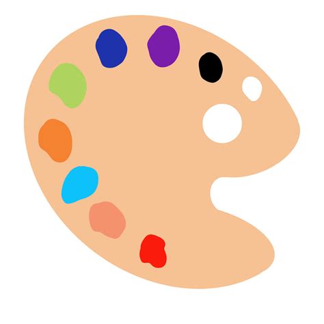 Paint Palette Clipart PNG