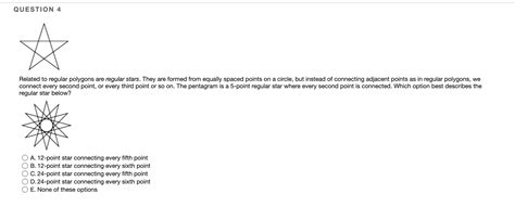 Solved QUESTION Related To Regular Polygons Are Regular Chegg