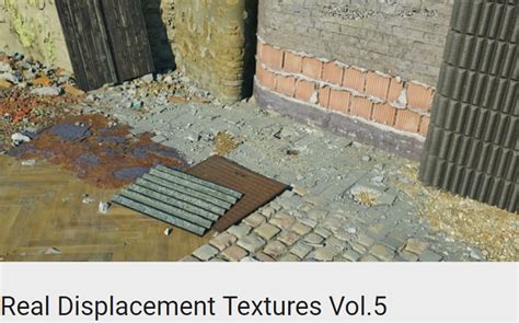 Real Displacement Textures Volume CG Persia