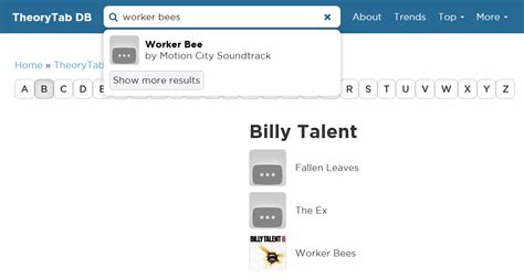 Theorytab Database Search Not Working Bug Reports Hooktheory Forum