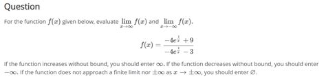 Solved For The Function F X Given Below Evaluate