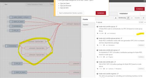 After Restart Node Red Node Red Doesnt Recognize Opcua Node Anymore