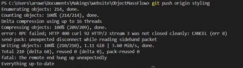 problems pushing to github pages r github