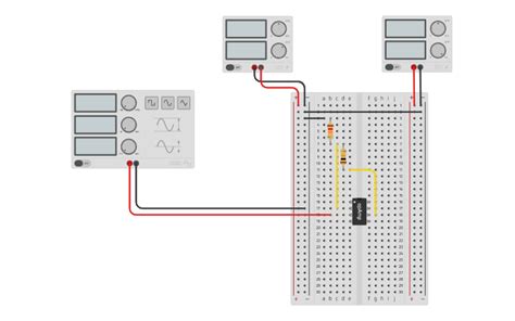 Circuit Design Non Inverting Op Amp Tinkercad