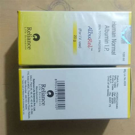 Alburel Reliance Alburel 20g 20100 Ml At ₹ 8053bottle In Nagpur