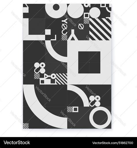 Data Visualization Modern Geometric Patterns Vector Image