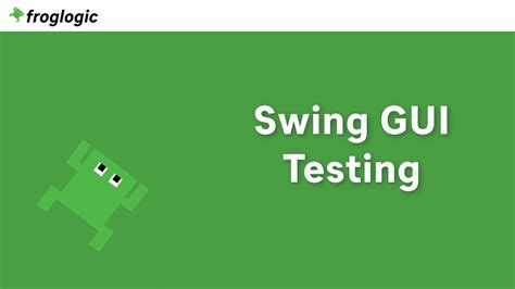 Java Swing Gui Testing Youtube