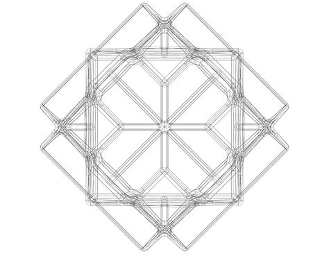 3mf File Wireframe Shape Compound Of Three Cubes 🎨・3d Printable Design To Download・cults