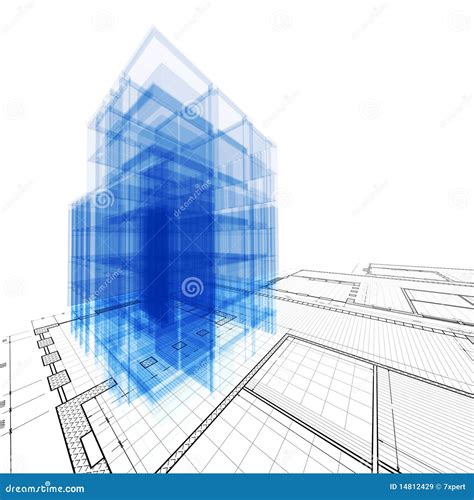 Architecture Engineering Stock Illustration Illustration Of Futuristic