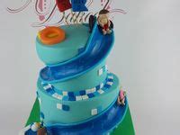 8 Waterslide Cake Ideas Waterslide Cake Pool Party Cakes Cake