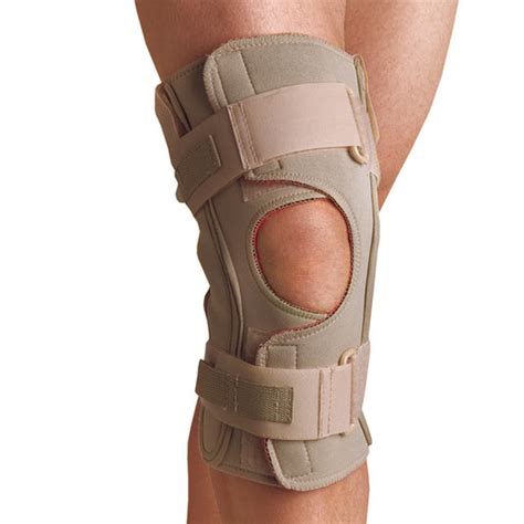 Thermoskin Hinged Knee Wrap Rom Beige Hpms Inc The Therapy Connection