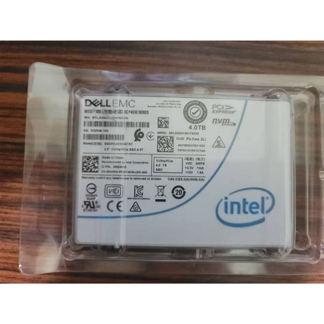 Dell Emc Dc P4510 4tb Nvme Pcie U 2 Ssd 蝦皮購物