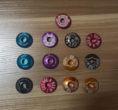 Cool Stem Caps Top Cover Design Bicycle Mtb Bike Kustomcaps Sports