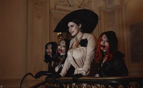 Dimitrescu And Her Daughters Cosplay 9gag