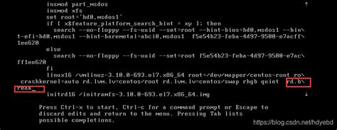 linux紧急救援模式 centos7 centos7 rd break csdn博客